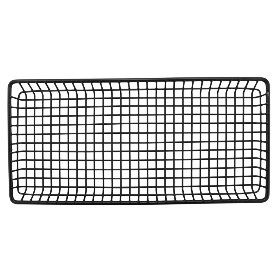 4-35814 - 14" x 7" Rectangular Grid Basket, 1" Tall - G.E.T