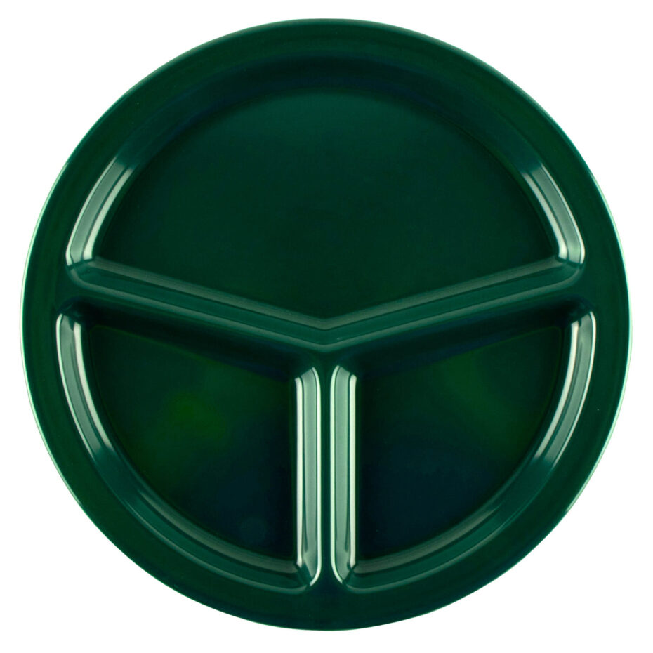CP-533-HG - 10" 3-Compartment Plate - G.E.T