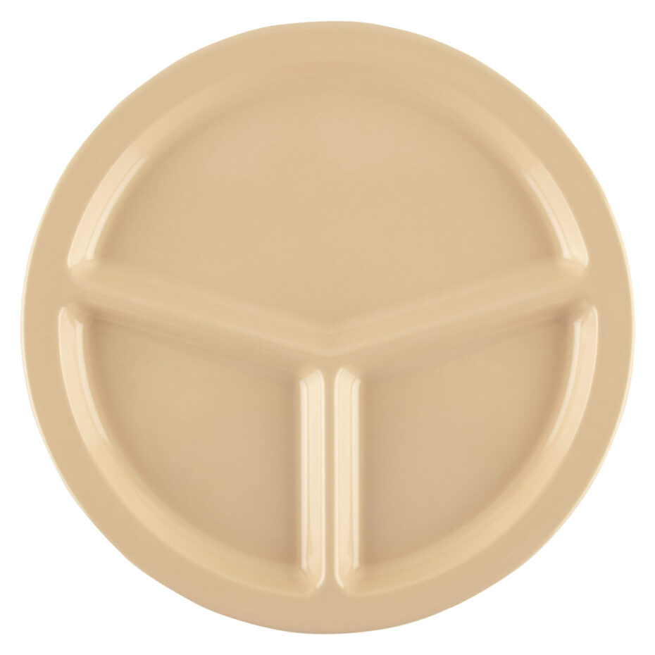 CP-533-T - 10" 3-Compartment Plate - G.E.T