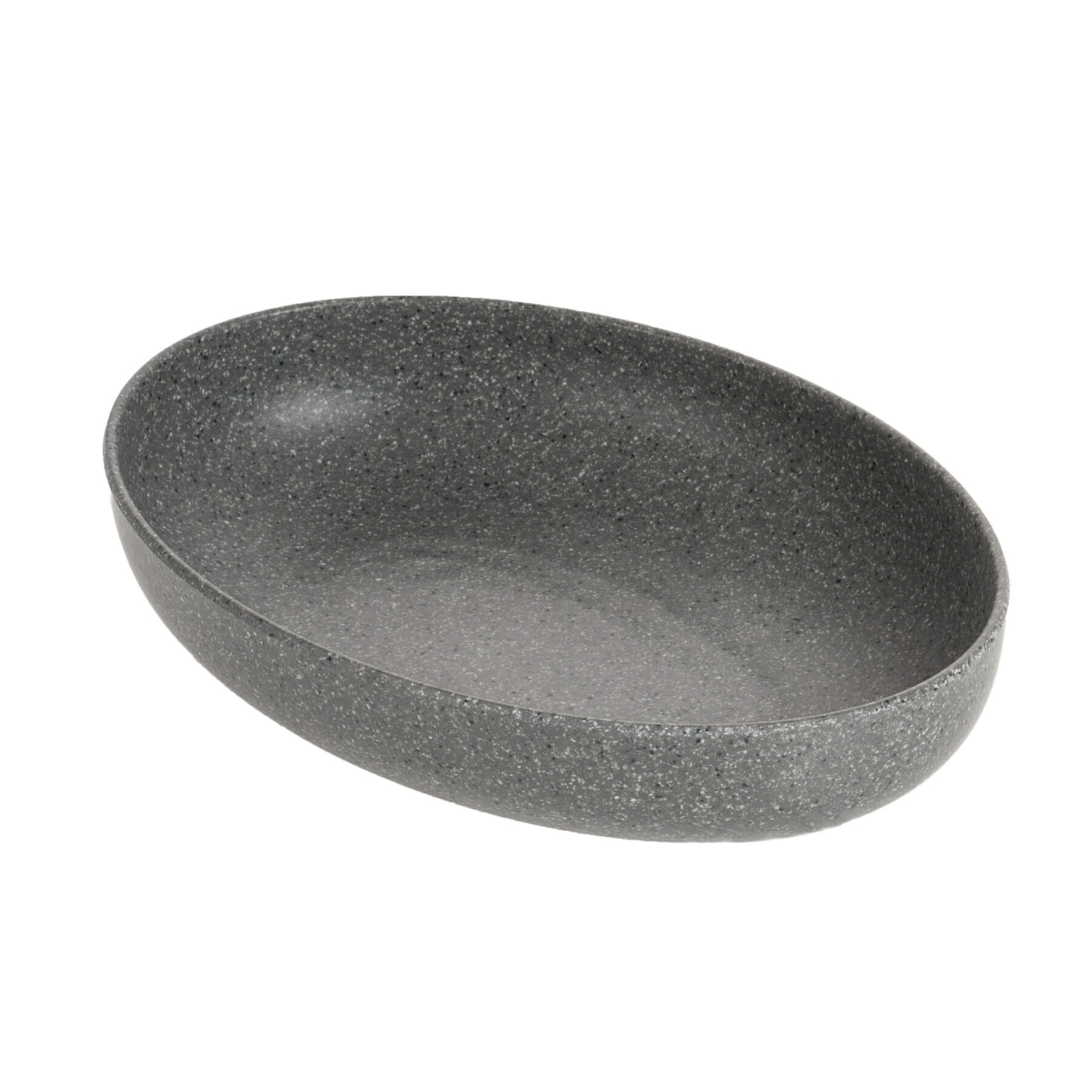 INF219 - 64 oz infuse stone grey pasta melamine bowl, 10"L x 7"W x 2. ...