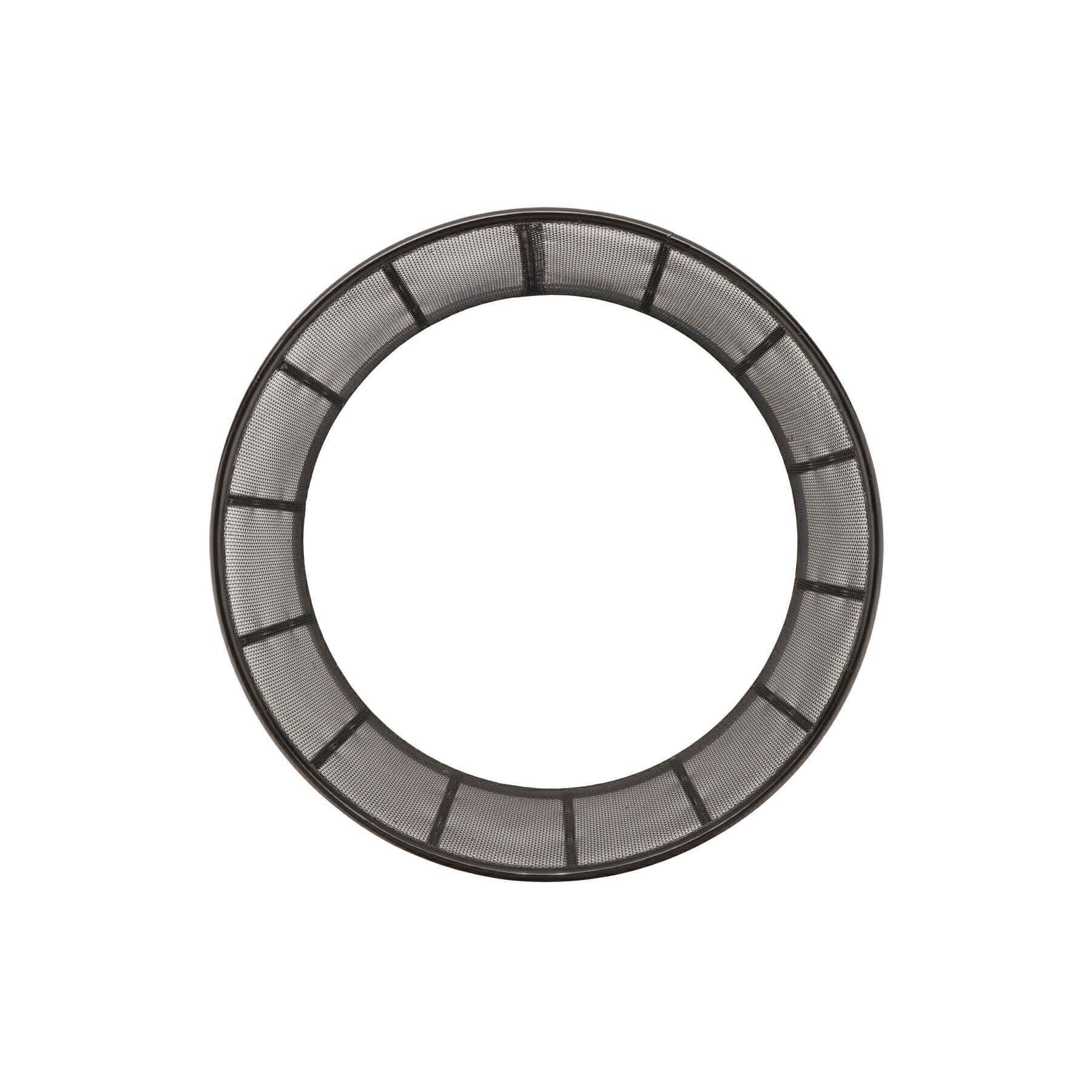 14″ Black Round Mesh Fence Riser, 10″ tall – GET Enterprises