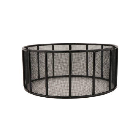 14″ Black Round Mesh Fence Riser, 10″ tall – GET Enterprises