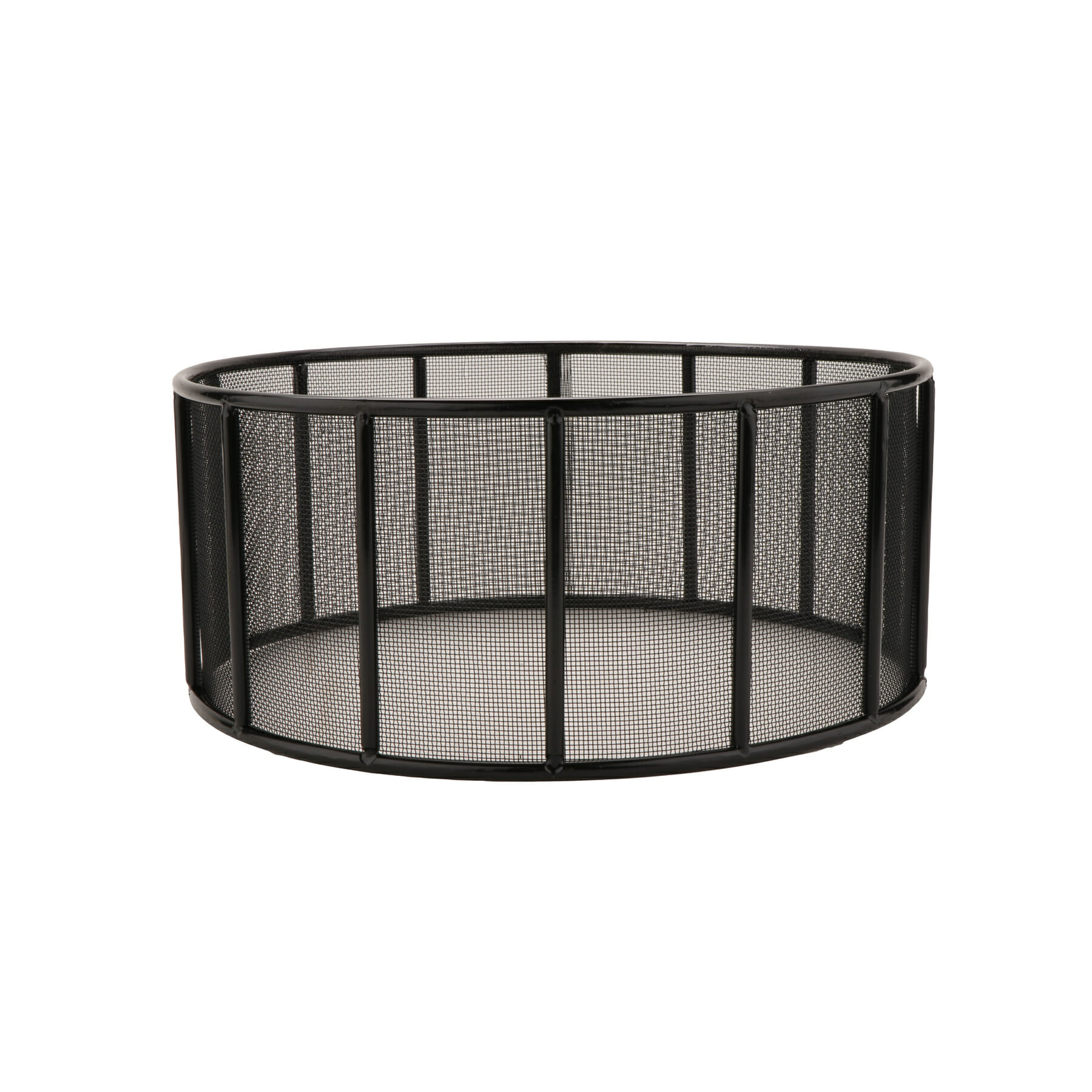 14″ Black Round Mesh Fence Riser, 10″ tall – GET Enterprises