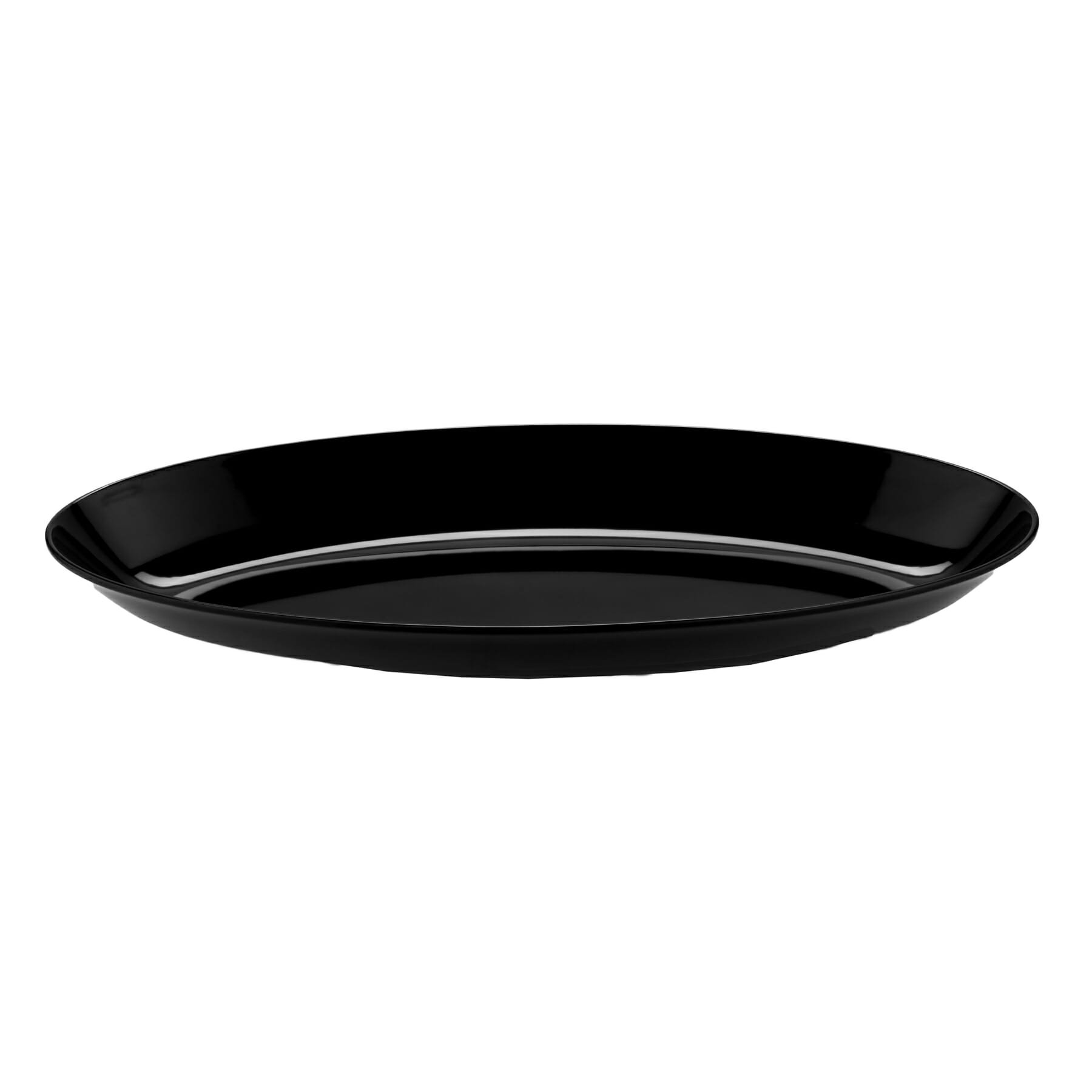 ML-255-BK - 4 qt. (4.3 qt. Rim-Full), 27" x 10" Deep Oval Platter, 2" Deep - G.E.T