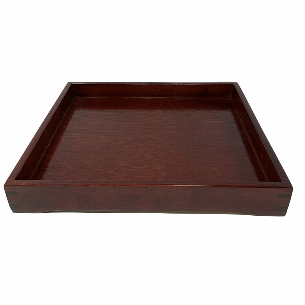 RST-12111 - 12.75" X 11.25" Hardwood, Mahogany, Room Service Tray, 1.5 ...