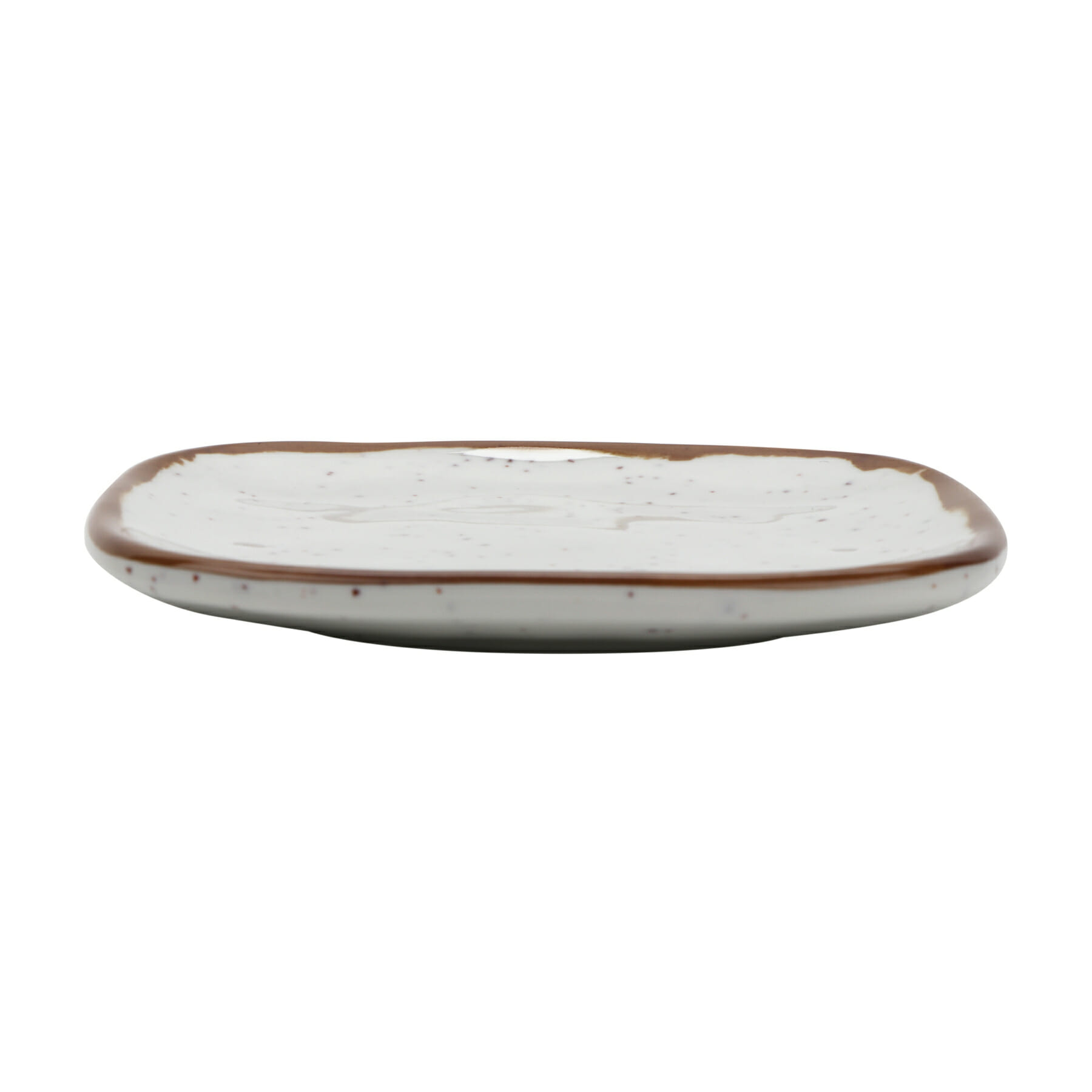 4″ Melamine, Small Square Bread/Side Dish Plate, G.E.T. Rustic Mill ...