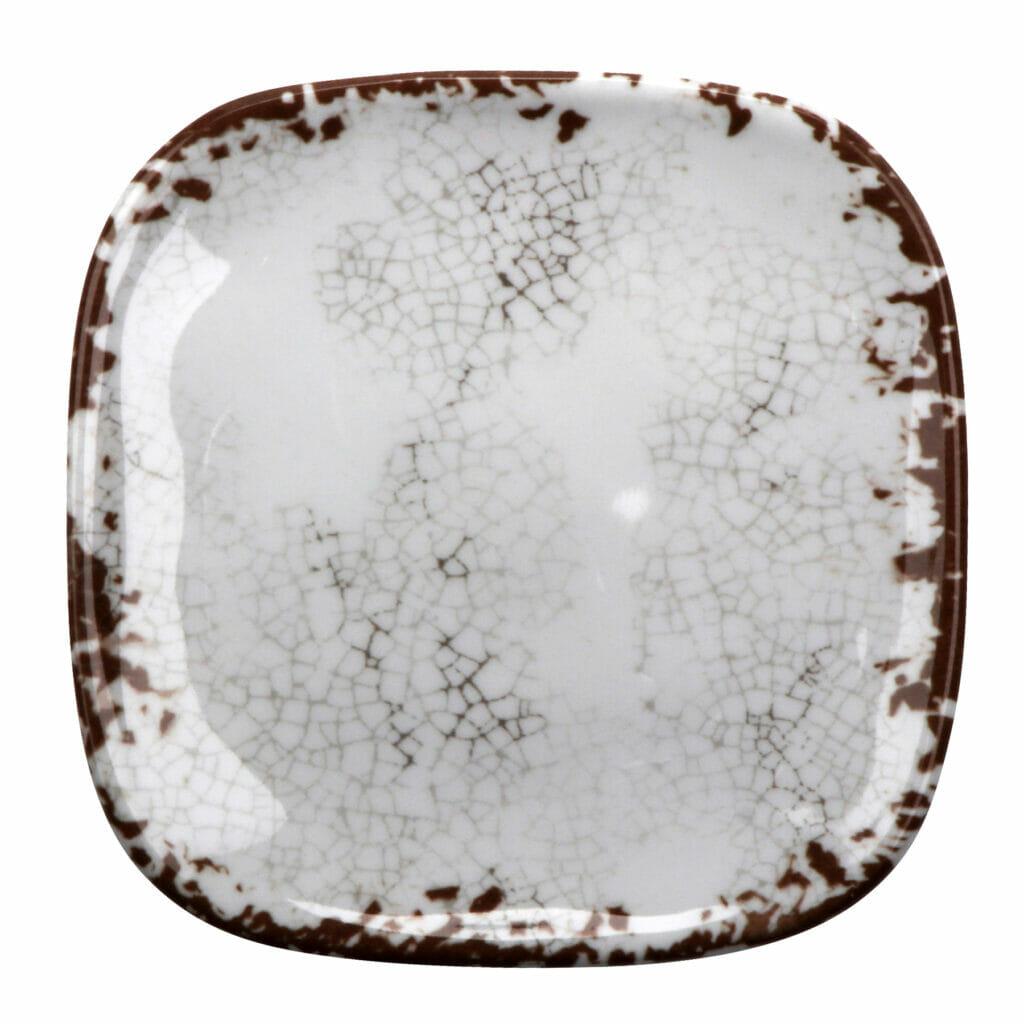 SCS-4-FM - 4" Melamine, Small Square Bread/Side Dish Plate, G.E.T ...